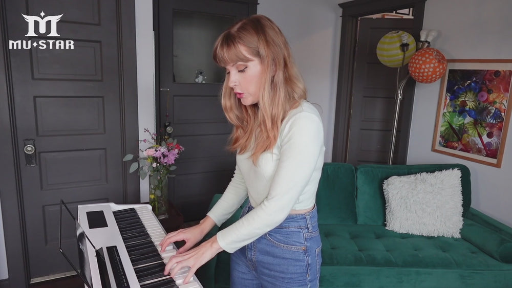 MUSTAR MDP 88 Key Weighted Digital Piano For Kids & Beginners, Gift